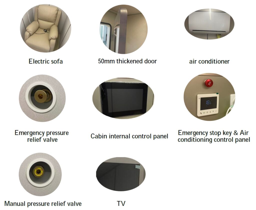 KH02 Room Type Hard Hyperbaric Oxygen Chamber - Alpha Oxygen Chamber